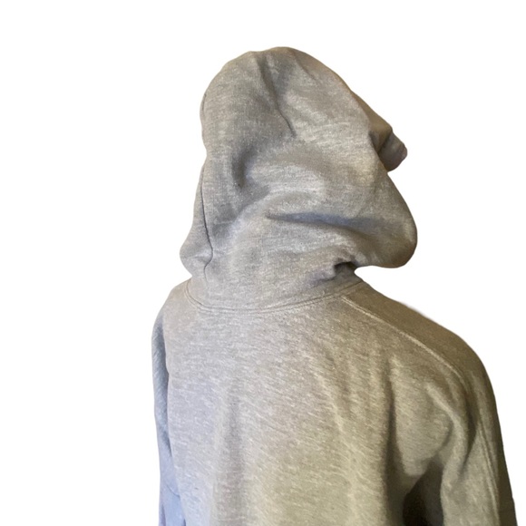 Gildan | Tops | Vintage Deca Hoodie Sweatshirt Xl Heather Grey Block ...